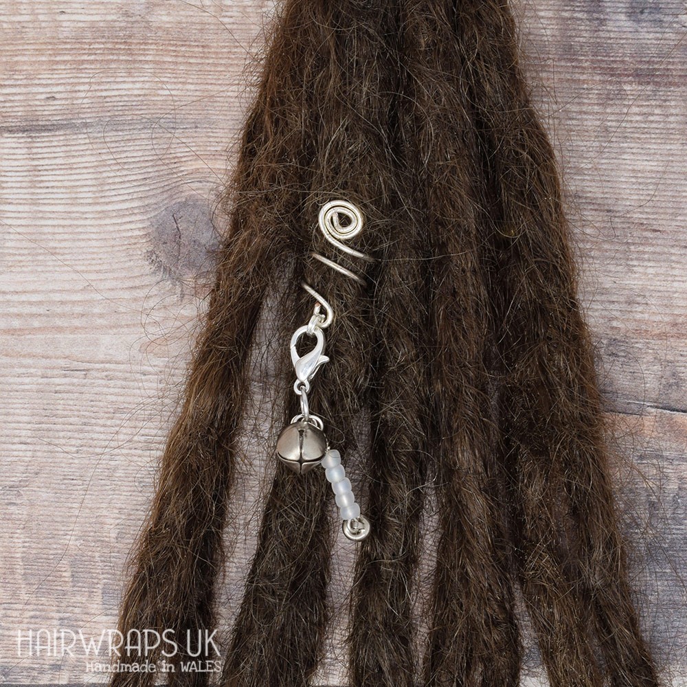 Bronze Dread Cuff with Shell| Handmade Jewellery | Hairwraps U.K.